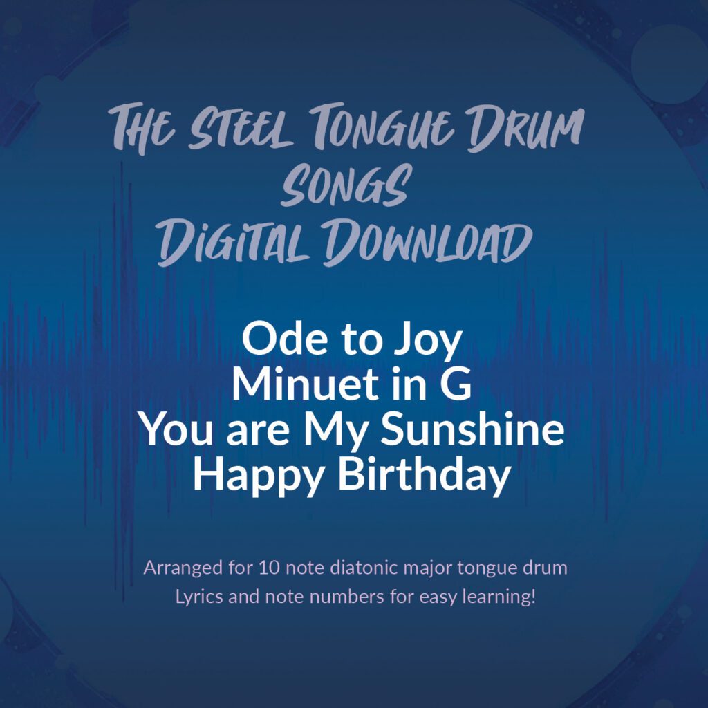 Beginner Classic 4 Songs – Steel Tongue Drum Sheet Music